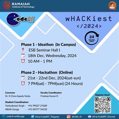 coderit coderit is back with its flagship event “whackiest 2024” the