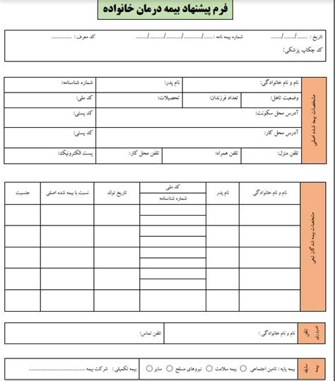انواع فرم ثبت نام بیمه تکمیلی تا دریافت خسارت بیمه دات کام