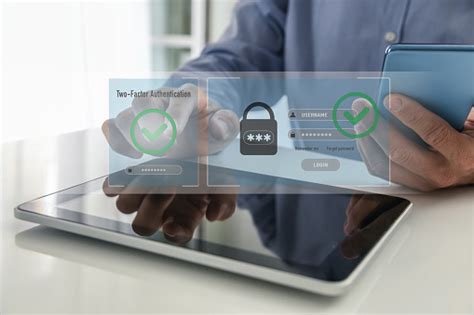 Two Factor Authentication Ensure Protection Identification Concept