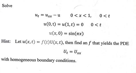 solved solve using fourier transformut uxx u 0