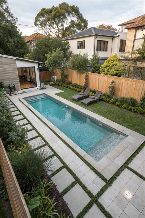 21 Inspiring Small Backyard Lap Pool Ideas