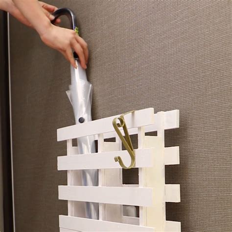 すのこで簡単diy♪手作り傘立てでスマート収納 Mamatasママタス
