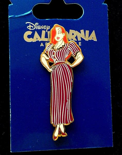 Disney California Adventure Jessica Rabbit Cast Costume Pin Dlr Dca Wdi