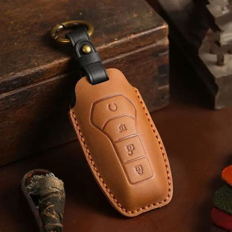 Luxury Leather Car Key Case Cover Fob Shell For Byd Atto3 All Models