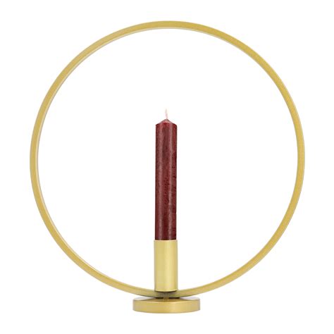 Kandelaar Rond Goud Quvio Homeliving Nl