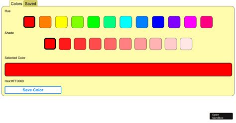 Color Picker Codesandbox Color Picker Codesandbox