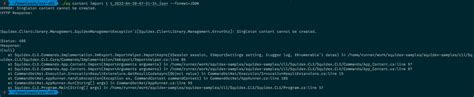 Content Import Error Development Squidex Support