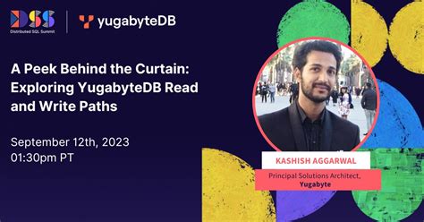 Kashish Aggarwal On Linkedin Dss23 Yugabytedb Dss Distributedsql