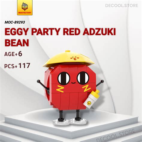 Eggy Party Red Adzuki Bean Moc Factory 89293 Official Store Decool