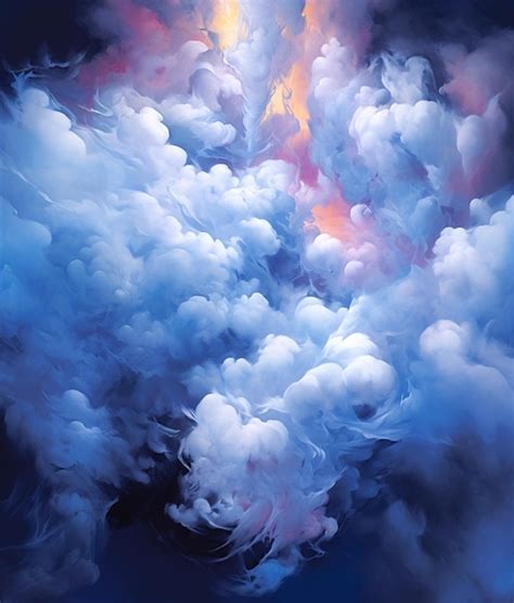 Premium Ai Image Cloud Against The Backdrop Of The Sky