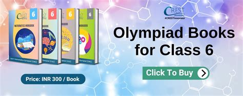 Best Olympiad Books For Class 6 CREST Olympiads
