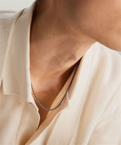 Mens Necklaces Gold Silver And Titanium Chains Mejuri