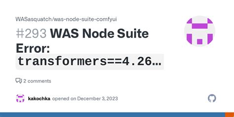 Was Node Suite Error `transformers4261` Is Required For Blip