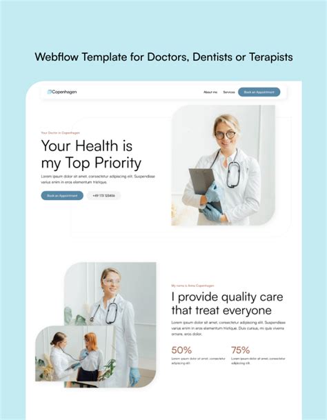 Copenhagen Doctor Html Responsive Website Template