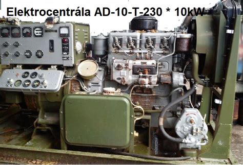 Sov Ad 10 Elektrocentrála 10 Kw Sovětský Svaz Sov
