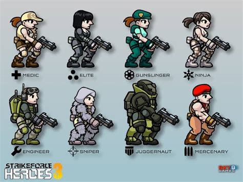 Classes Strike Force Heroes 3 Wikia Fandom