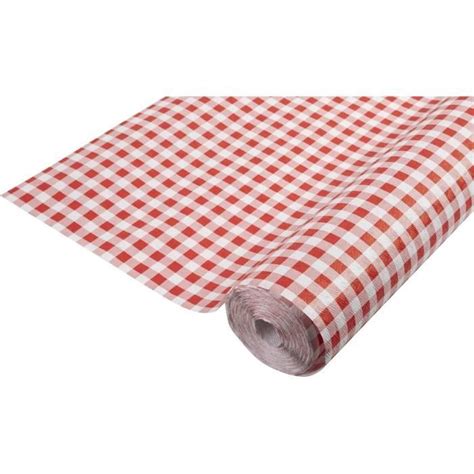 Réf R485070I Nappe Jetable En Papier Damassé En Rouleau De 50 M De