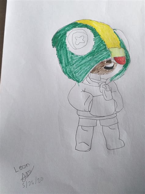 Leon Fanart R Brawlstars