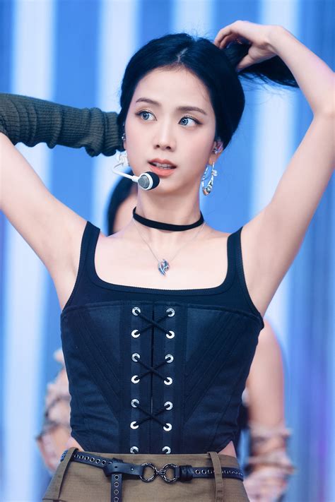 블랙핑크 지수 민소매 겨드랑이 방송 연예 꾸르