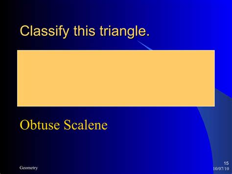 Triangle Classification Ppt