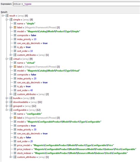 How Does Magento Catalog Model Product Type GetTypes Work Magento