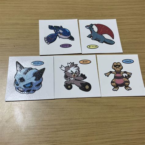 ポケモンパンデコキャラシール ピカチュウのパウンドケーキシール メルカリ