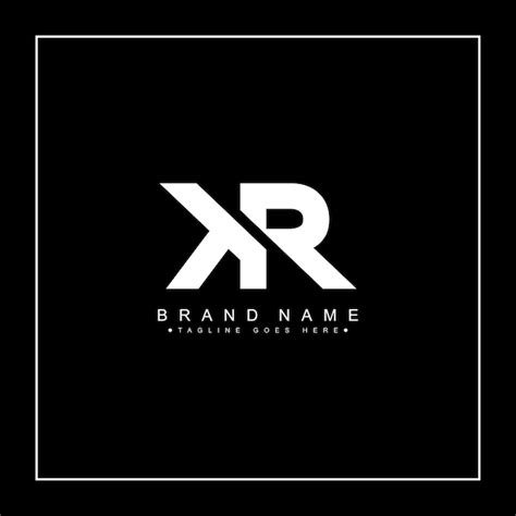 Premium Vector Creative Logo For Initials Kr In Monogram Style Vector