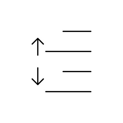Format Height Line Spacing Vector Icon 22565325 Vector Art At Vecteezy