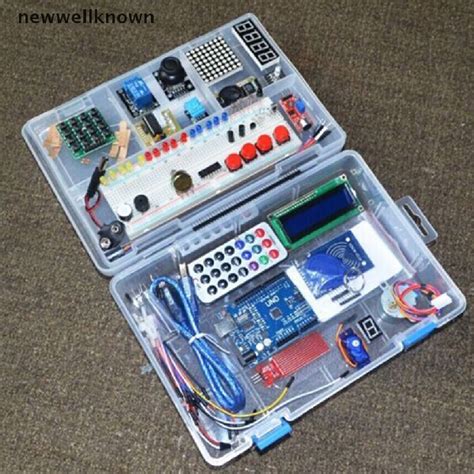 Newwellknown Arduino Uno R3 ชุดเริ่มต้นการเรียนรู้ อัพเกรด Sda