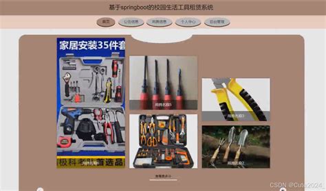 Springboot基于springboot的校园生活工具租赁系统cftei（程序源码数据库调试部署开发环境） Csdn博客