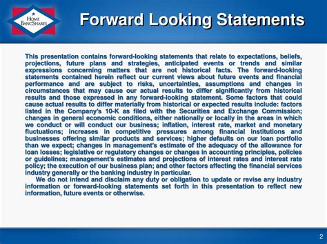 Ppt Forward Looking Statements Powerpoint Presentation Free Download
