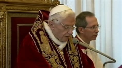 Pope Benedict Xvis Resignation Announcement Good Morning America