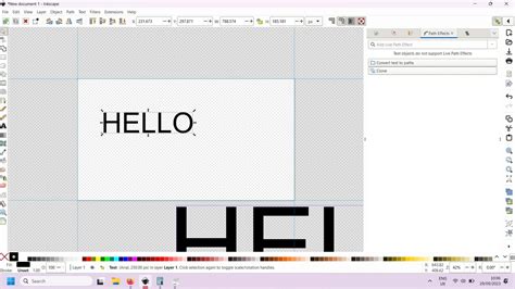 Text Clone Path Effects Issue Rinkscape