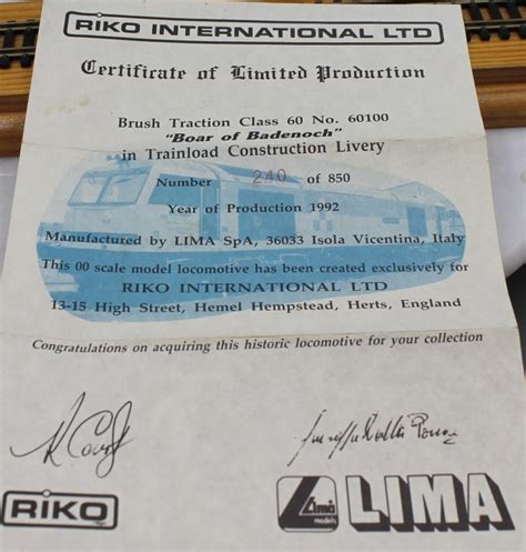 Lima Class 60 Trainload Construction 60100 Boar Of Badenoch Dave