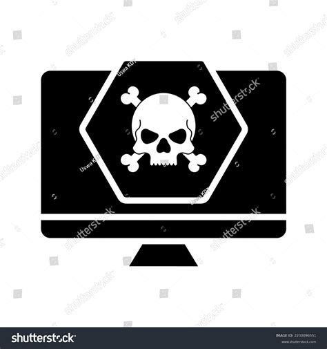 Virus Malware Icon Sign Mobile Concept Stock Vector Royalty Free