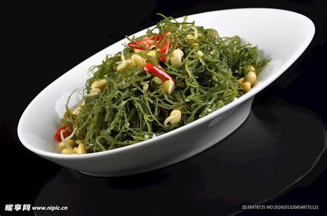 爽口龙须菜摄影图 传统美食 餐饮美食 摄影图库 昵图网