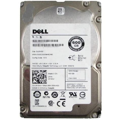 Dell 600gb Sas 6 Gb S 2 5 Inches 10000rpm Hdd Precomp Server Store