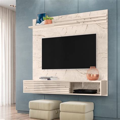 Painel Para Tv At Polegadas Portas Frizz Sublime Madetec Calacata