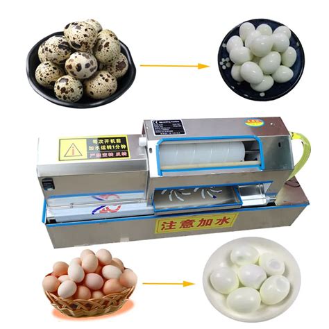 60w Automatic Egg Sheller Machine Efficient Boiled Chicken Egg Shell