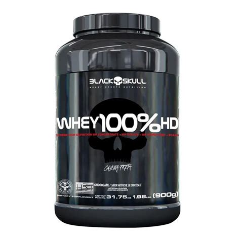Whey 100 Hd 900g Chocolate Black Skull Br