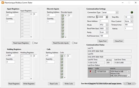 Modbus Rtu Can Write But Cant Read Ni Community