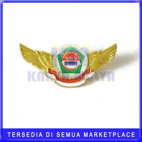 Jual Pin Lmpi Lencana Pin Logo Laskar Merah Putih Indonesia Pin Bros