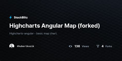 Highcharts Angular Map Forked StackBlitz