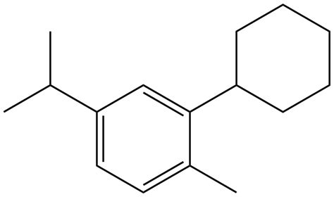 1 Cyclohexyl 2 Methyl 5 1 Methylethyl Benzene Critically Evaluated Thermophysical Property
