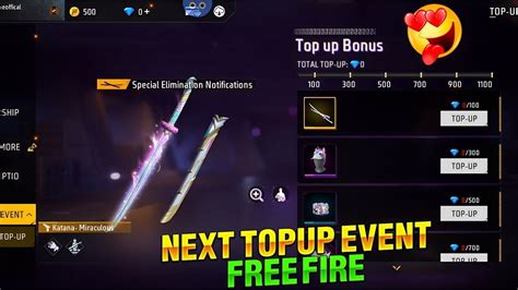 Next Topup Event Confirm Date Upcoming Event In Free Fire Youtube