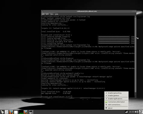 How To Install Gui Network Settings Network Manager On Archlinux
