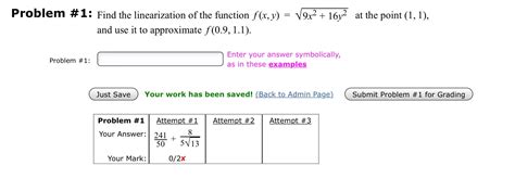 Solved Problem 1 Find The Linearization Of The Function Chegg