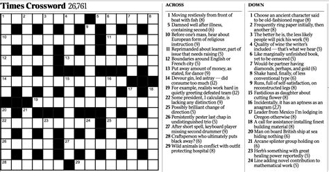 Ny Times Crossword FINDERS