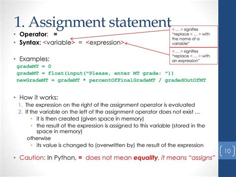 Topic Pythons Building Blocks Statements Ppt Download
