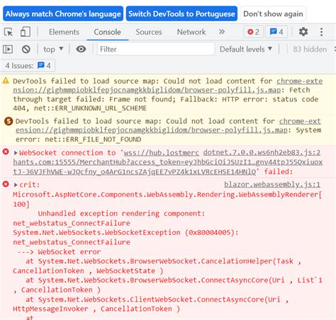 Page Not Working An Unhandled Error Has Occurred · Issue 170 · Xeio